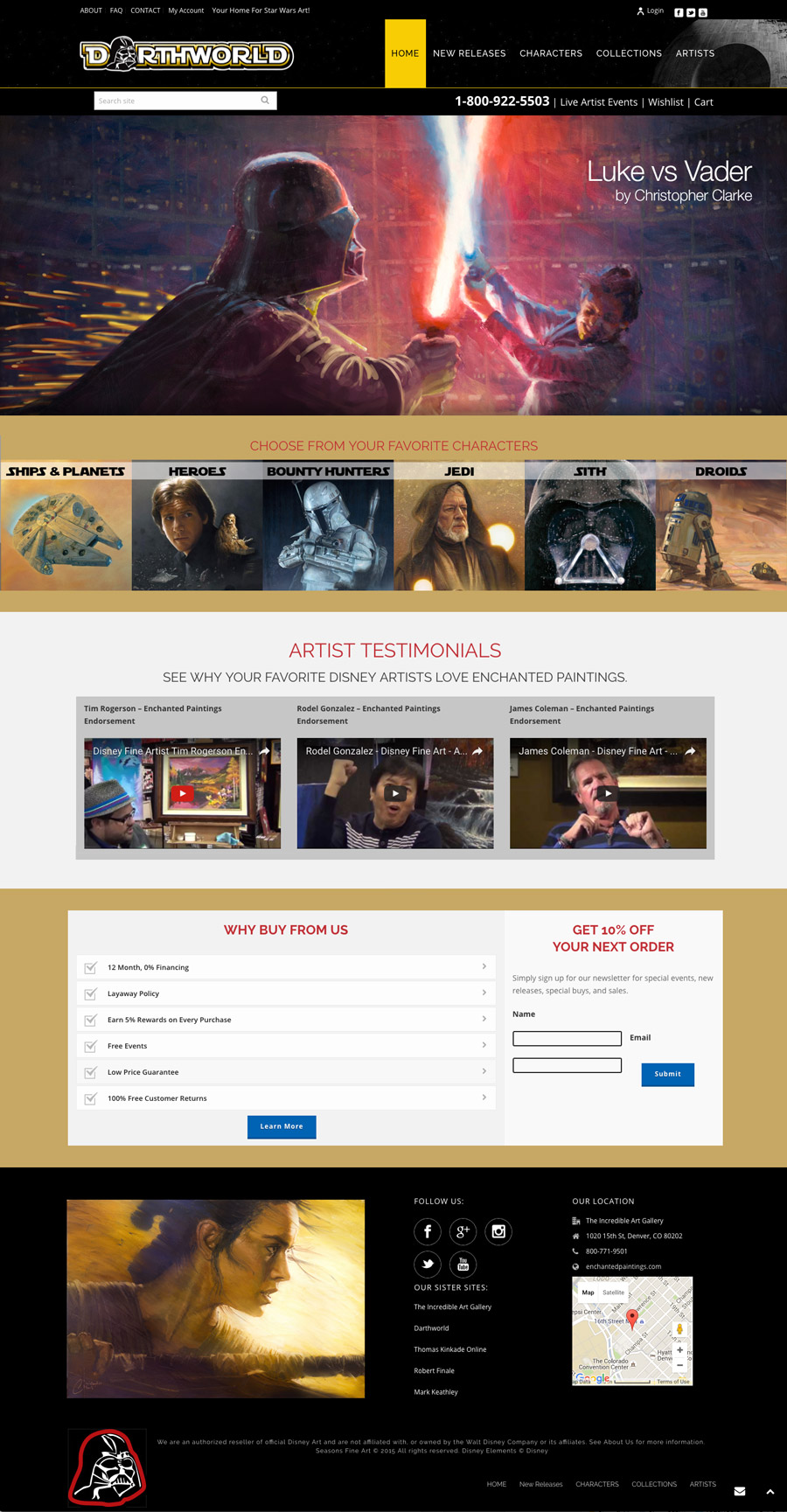 The Incredible Art Gallery Case Study – SeenDesigns